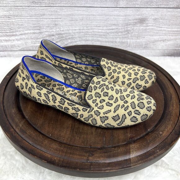 Rothy’s | Shoes | Rothys The Spot Animal Leopard Print Round Toe Flat ...